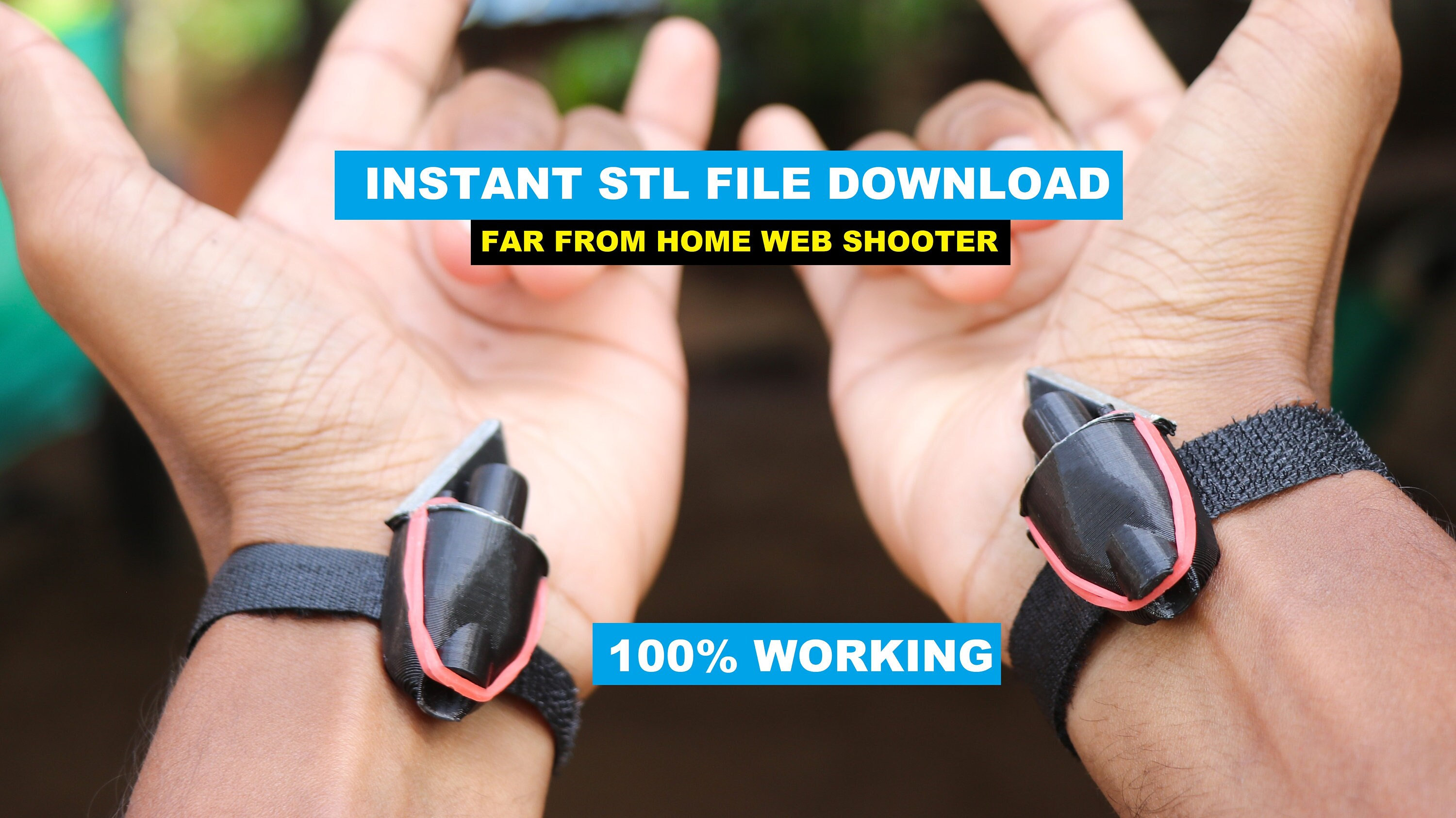 Working Spider-man Far From Home Web Shooters - Instant STL File ...