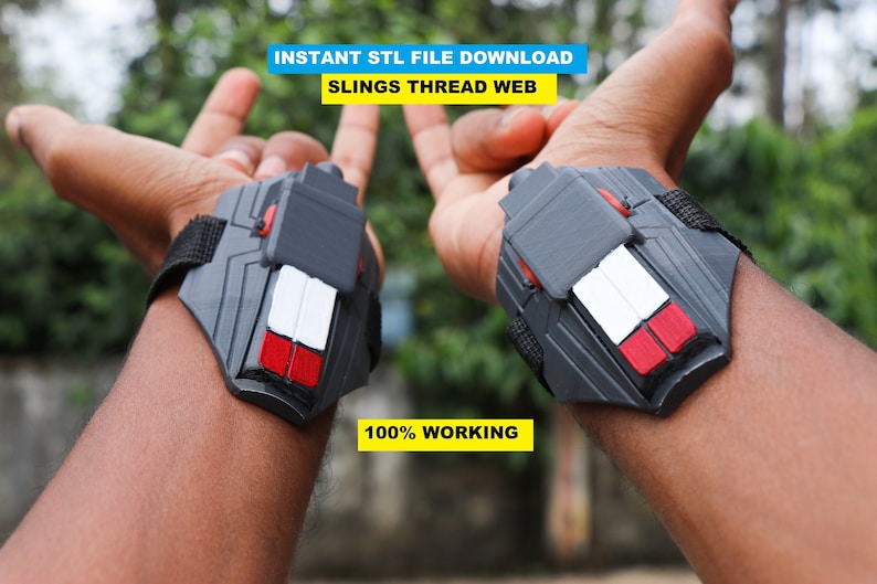 Working Spider-man Homecoming Web Shooters - Instant STL File Download ...