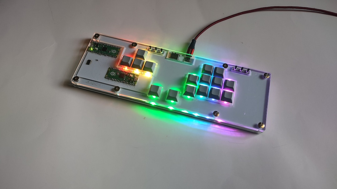 Clear Pocketxt V2 | Split Layout Stickless Controller for Consoles [PS3 ...