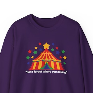 Circus Clown Sweatshirt / Clowncore Pullover Sweatshirt / Clowncore ...