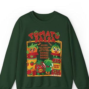 Tomato Salsa Sweatshirt / Funny Sweatshirt / Cottagecore Sweatshirt ...