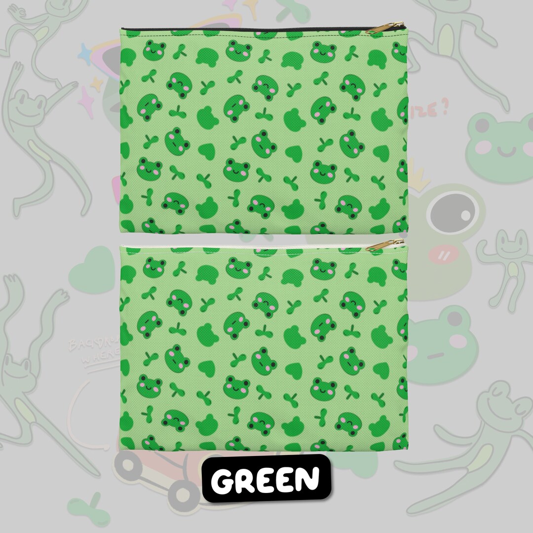 Frog Pencil Pouch / Cute Aesthetic / Coin Purse / Kidcore / Cute / Frog ...