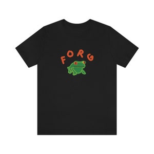 Forg Shirt: Funny Meme Frog Graphic Tee, Kidcore Clothing - Etsy