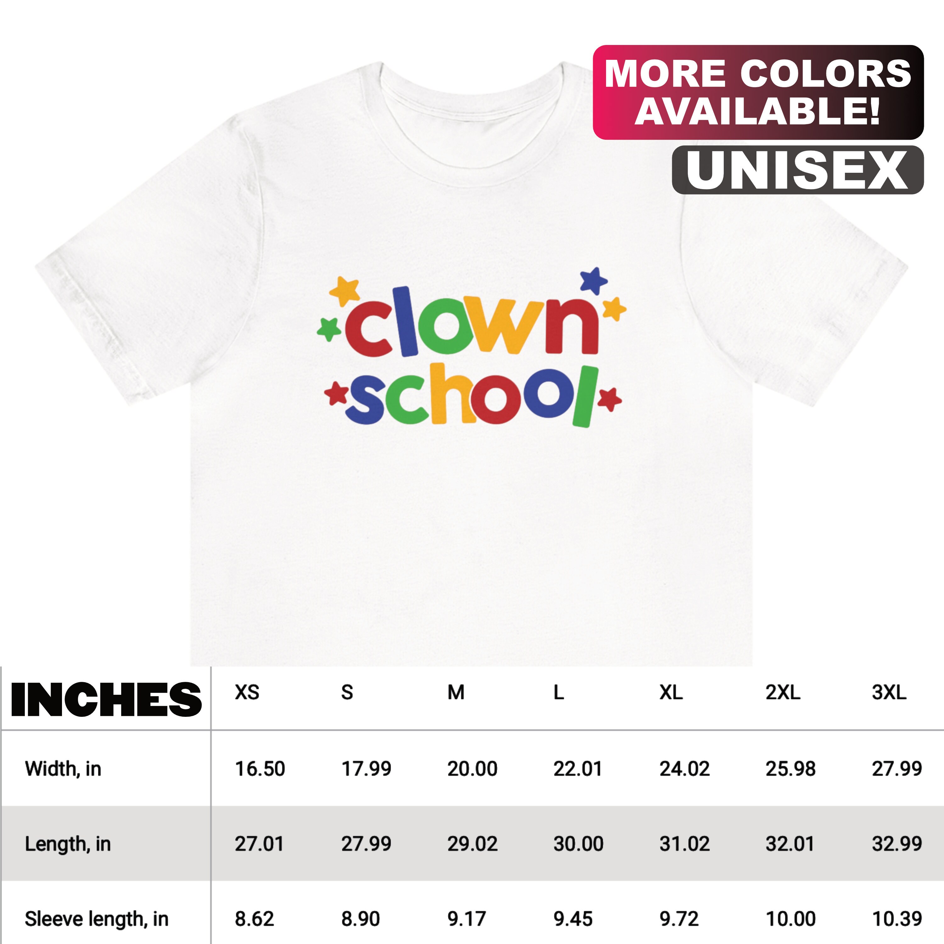 Clown School Shirt / Clowncore Shirt / Clowncore Clothing / - Etsy