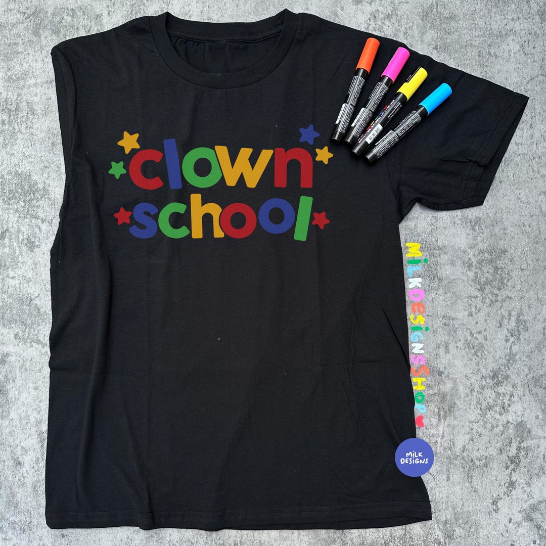 Clown School Shirt / Clowncore Shirt / Clowncore Clothing / Clowncore ...