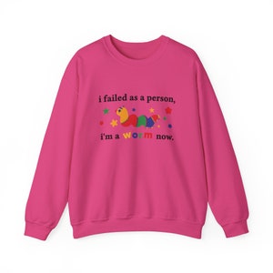 Helminthology Sweatshirt / Funny Worm Sweater / Kidcore Clothing ...