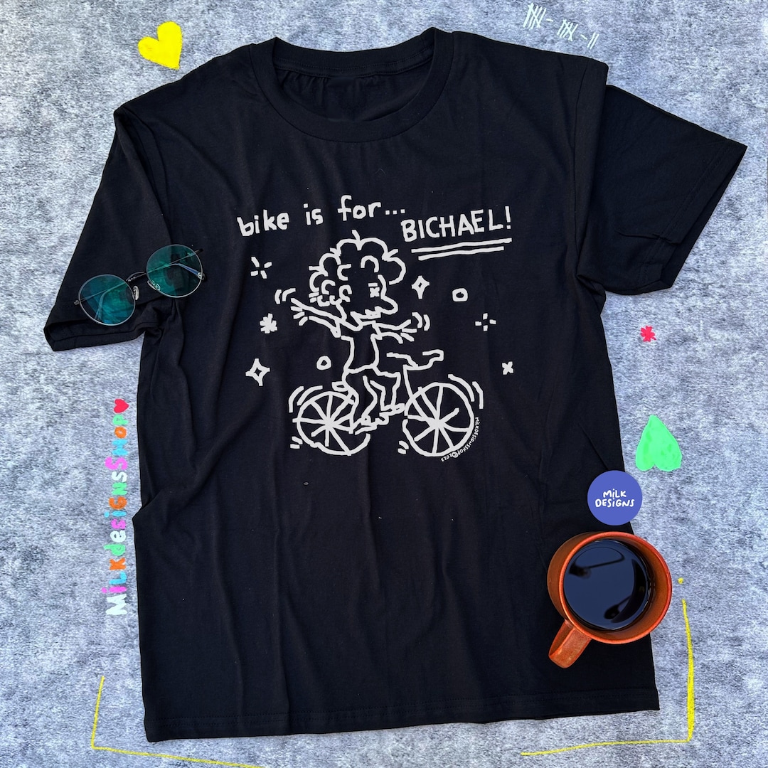 Bike is for Bichael T-shirt: Funny Biker Meme Shirt - Etsy