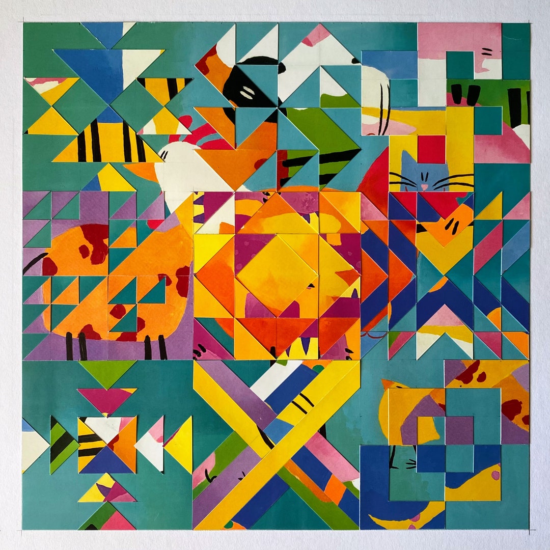 Childrens Poster Multi Quilt Artwork - Etsy