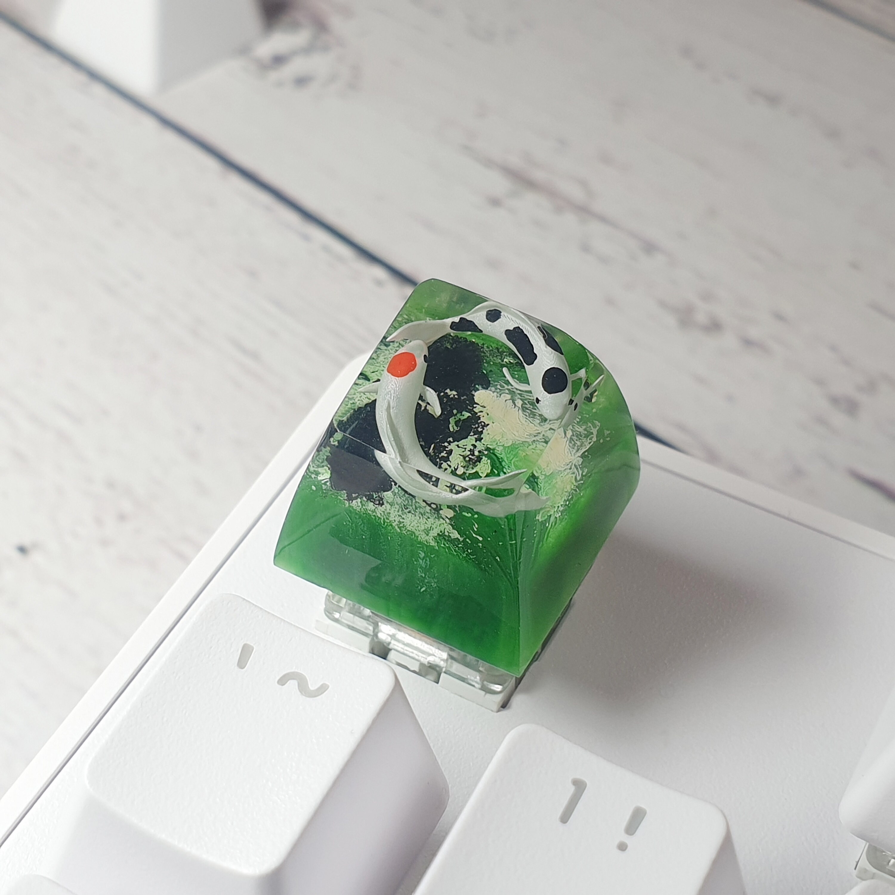 Koi Keycap SET Handmade Resin Keycap Artisan Keycap Handmade Resin ...