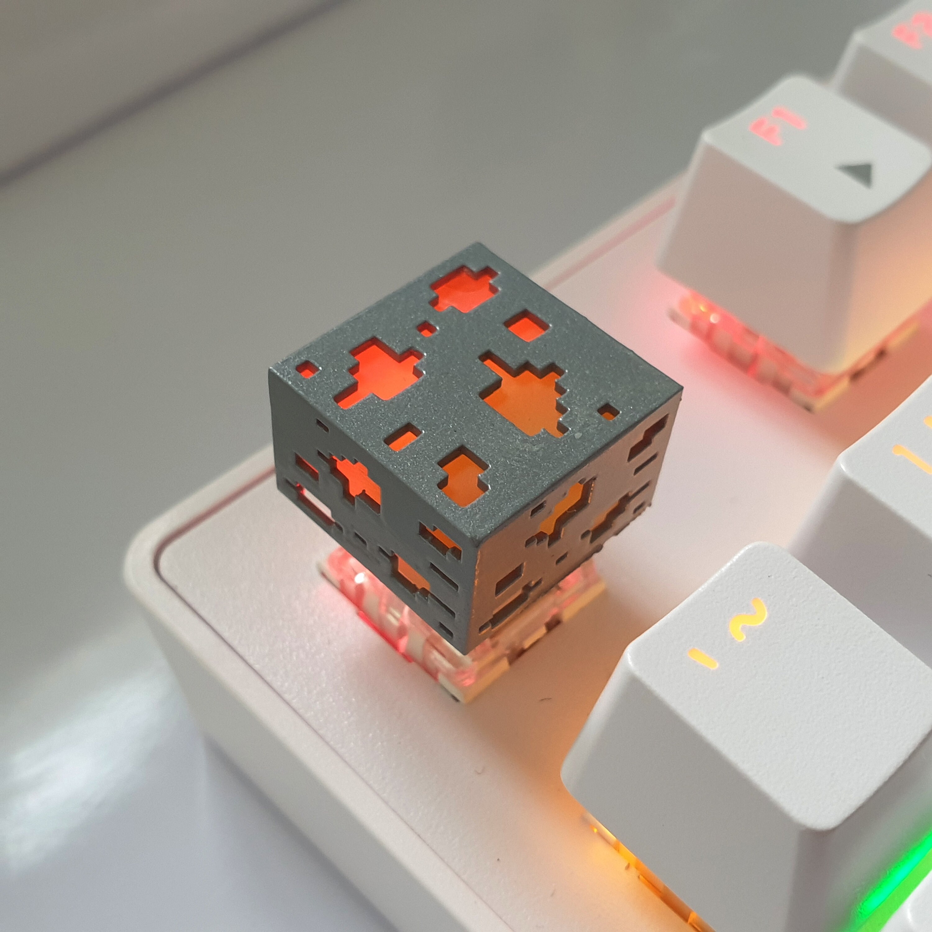 Minecraft Inspired Ore Keycap/ Mechanical Gaming Keyboard/ 1u Keycaps ...