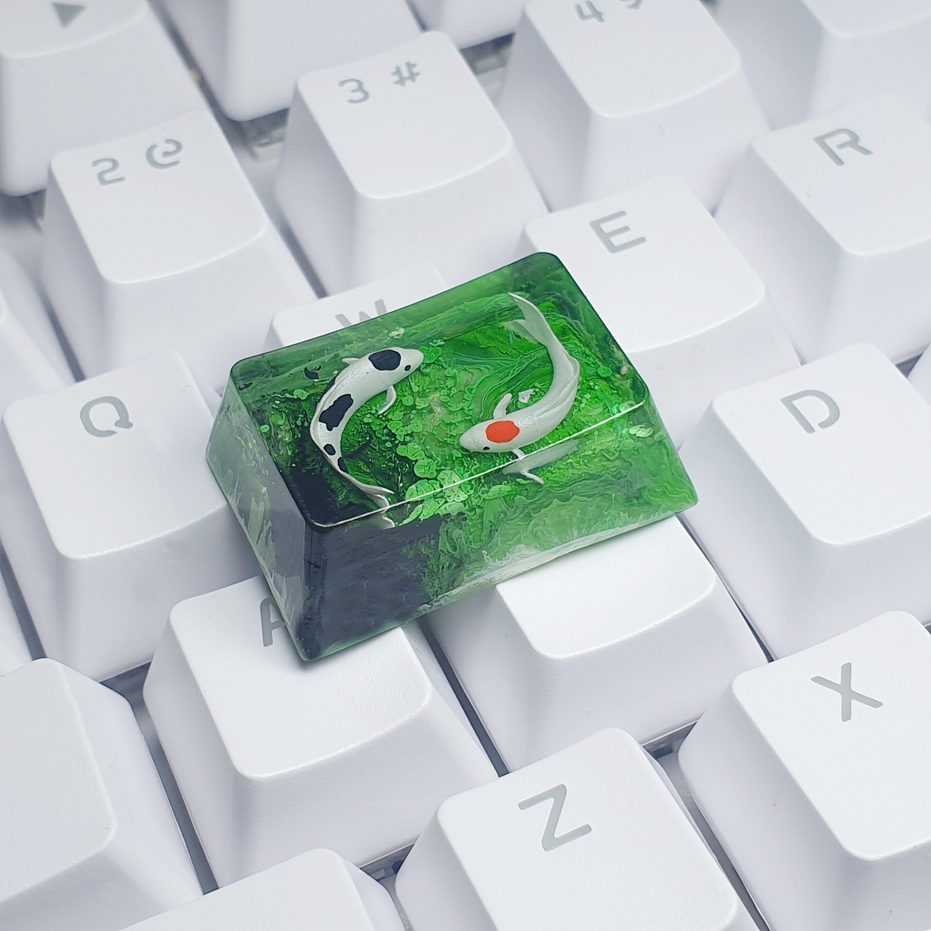 Koi Keycap SET Handmade Resin Keycap Artisan Keycap Handmade Resin ...