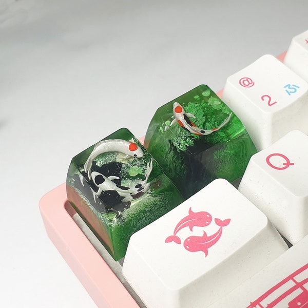 Koi Fish Resin Keycap - Etsy