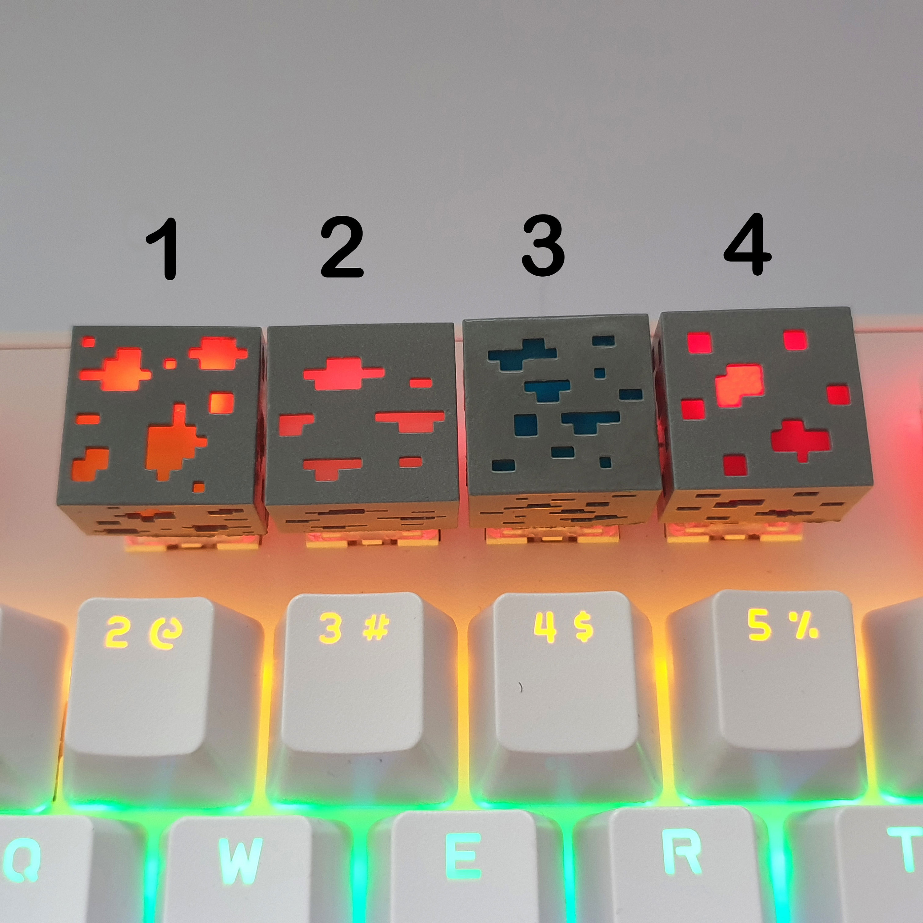 Minecraft Inspired Ore Keycap/ Mechanical Gaming Keyboard/ 1u - Etsy