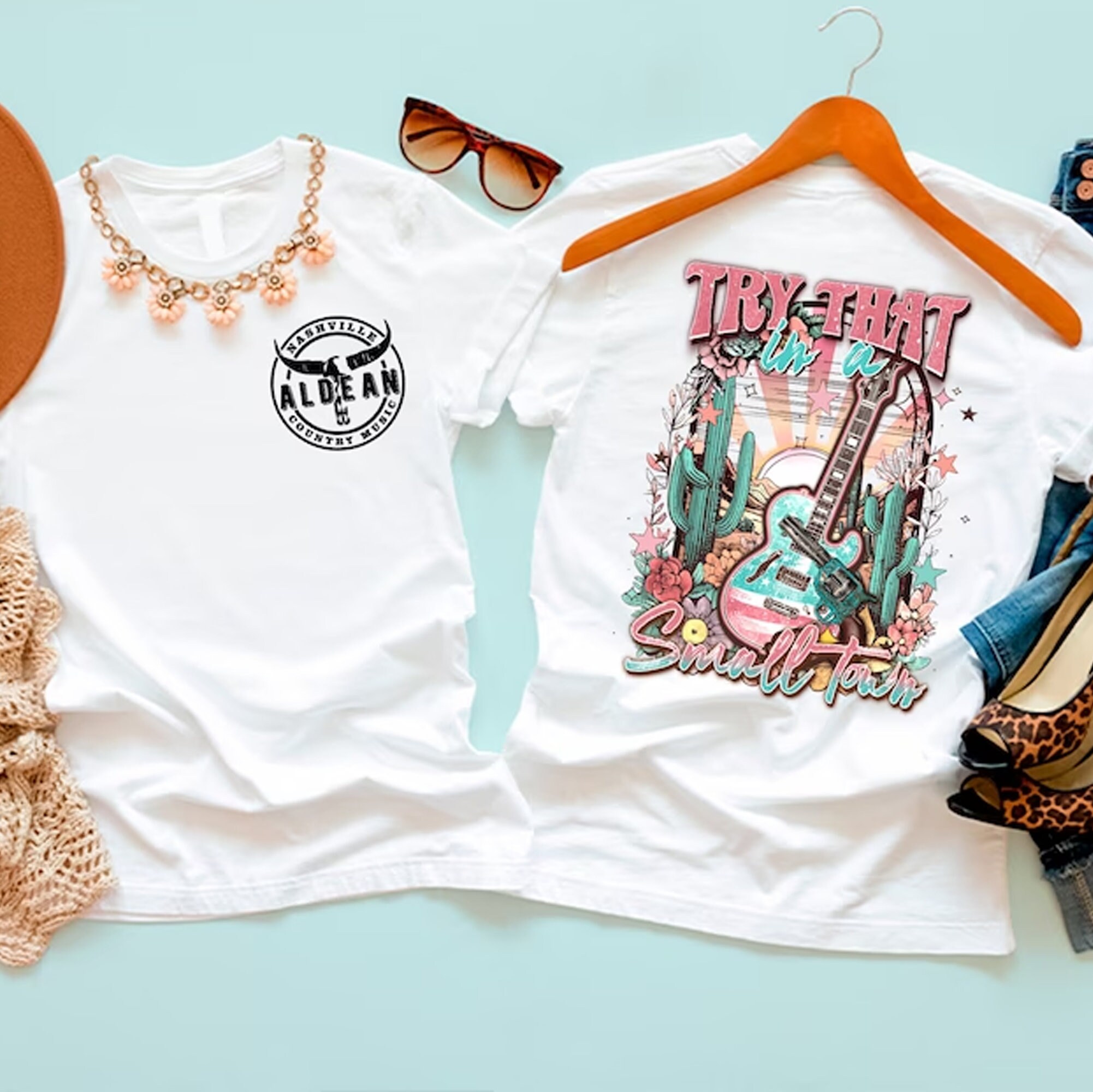 Jason Aldean 2 Sides Shirt, Try That In A Small Town, Try That In A ...