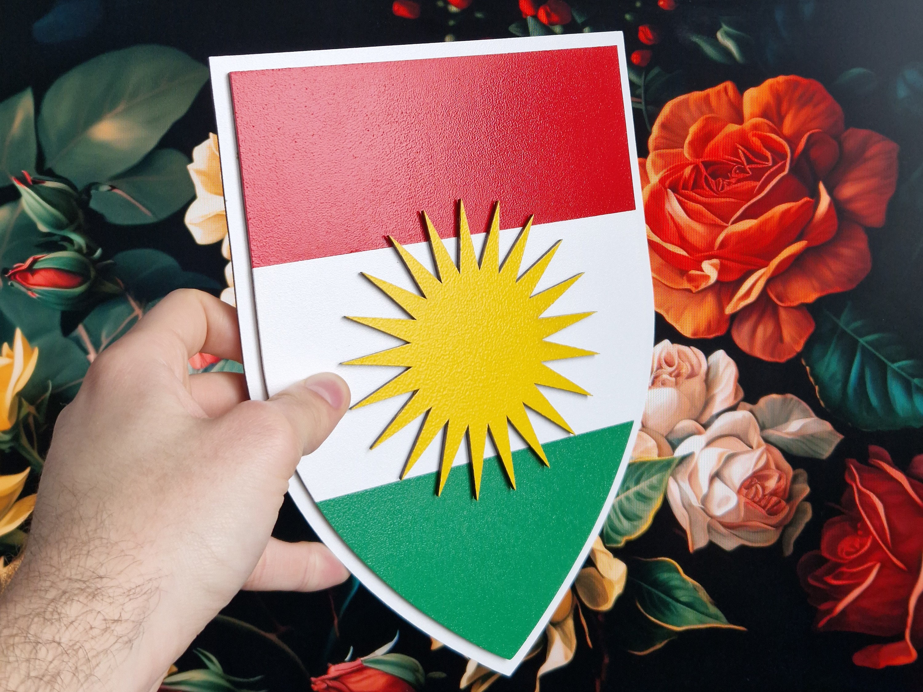 Kurdish Flag Hd