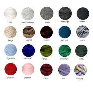 Chunky Knit Sweater Multicolored Giant Yarn Pullover Mega Chunky Yarn ...