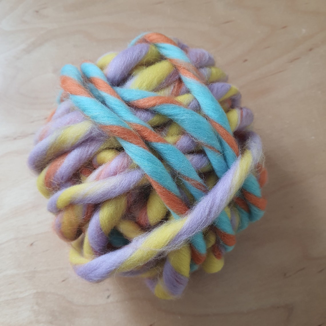 Super Chunky Yarn Bulky Jumbo Giant Hand Spun Wool for - Etsy