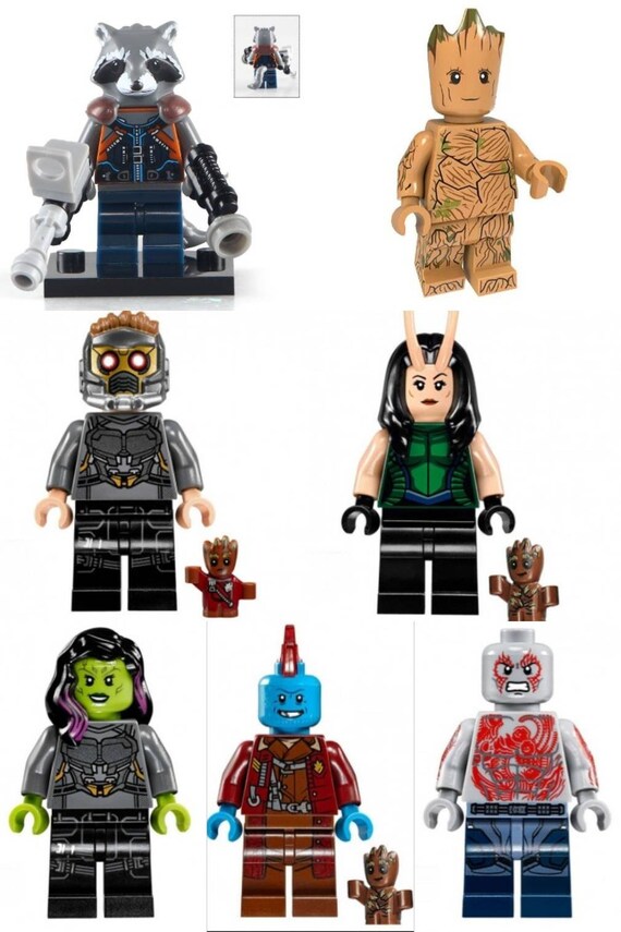 Lego Guardians Of The Galaxy Minifigures
