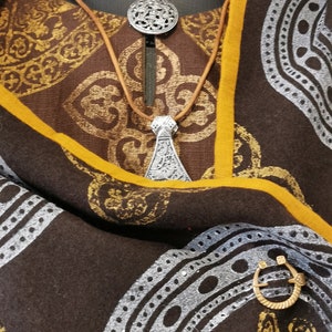 Made to Order Block Print Viking Cloak - Etsy