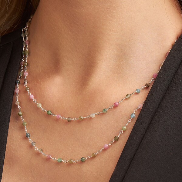 Silver Wrap Necklace - Etsy