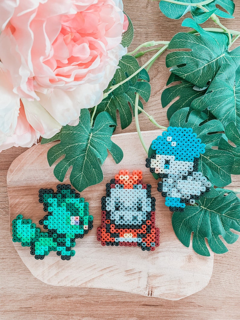 Pokemon Gen 9 Starters Pixel Art sprigatito Quaxly & - Etsy Canada