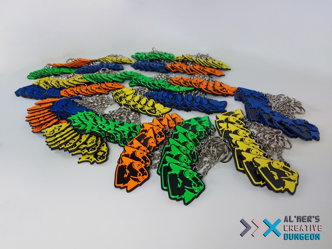 3D Printed Keychains Furry - Etsy