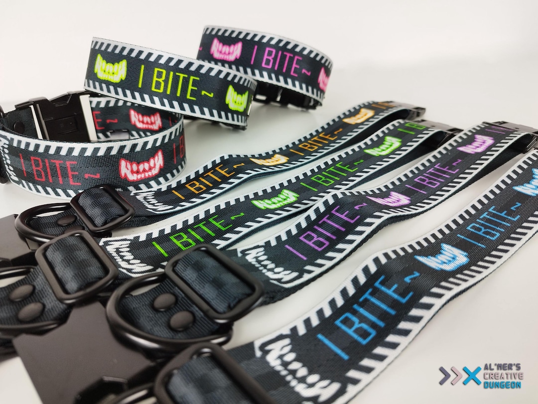 I Bite Collars - Etsy