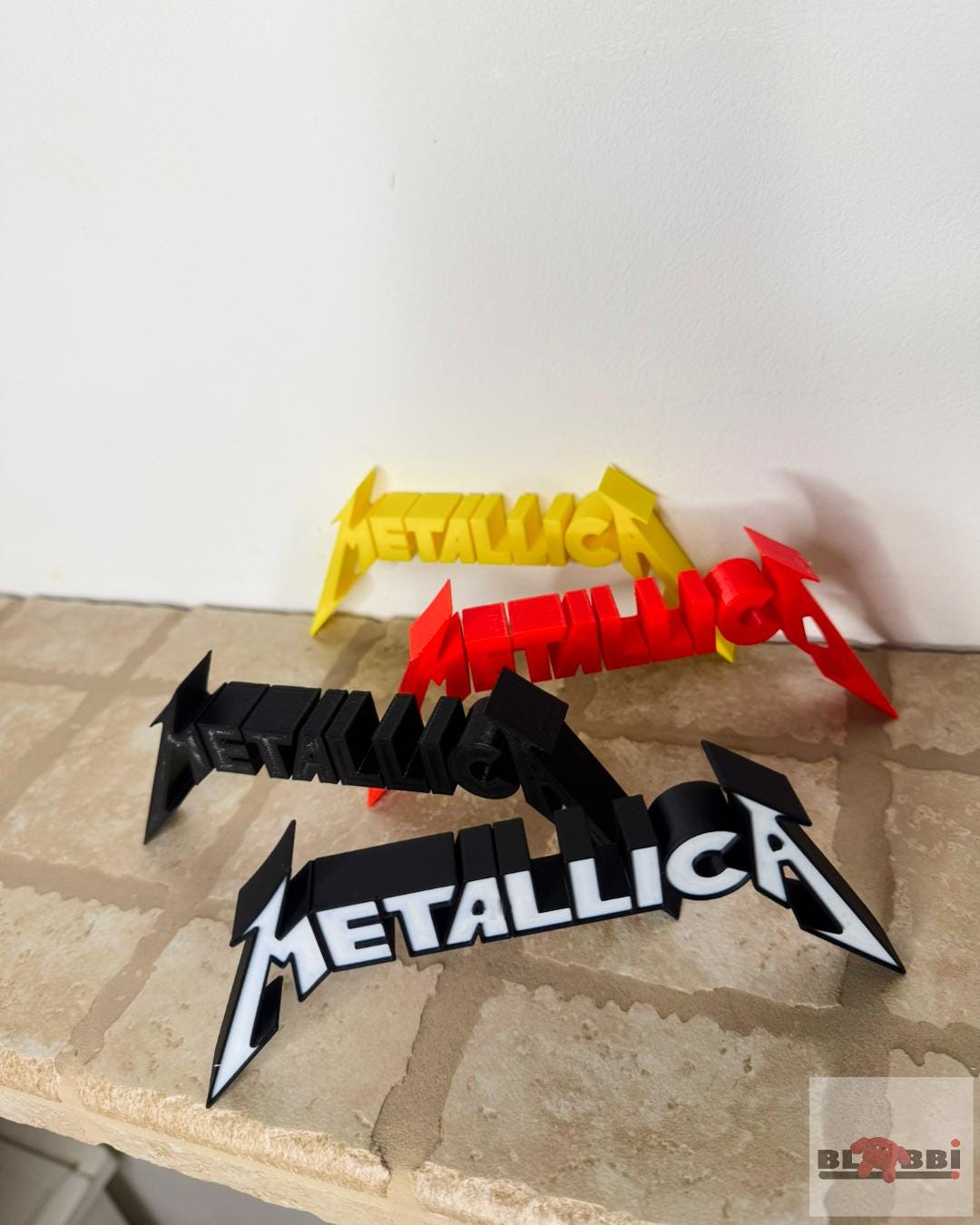 Metallica 3D Printed Logo Bi-color Geek, Gamer, Rock Band, Music Gift ...