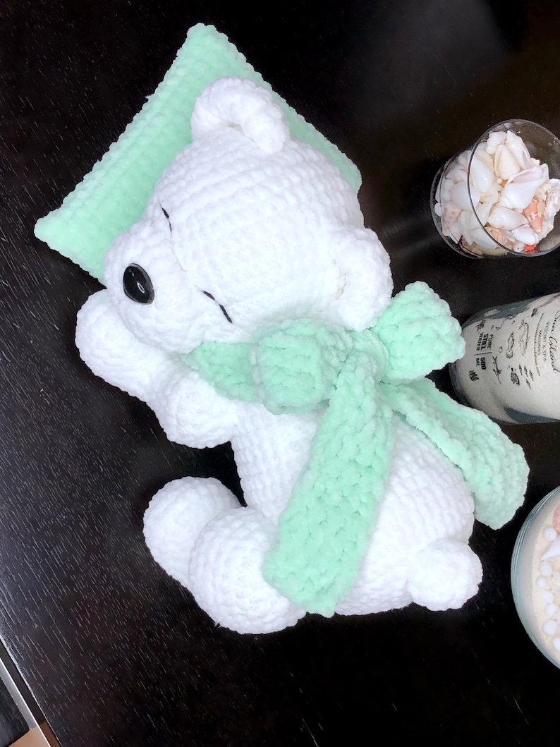 Sleeping Bear / Crochet PATTERN PDF english / Amigurumi Sleeping Bear ...