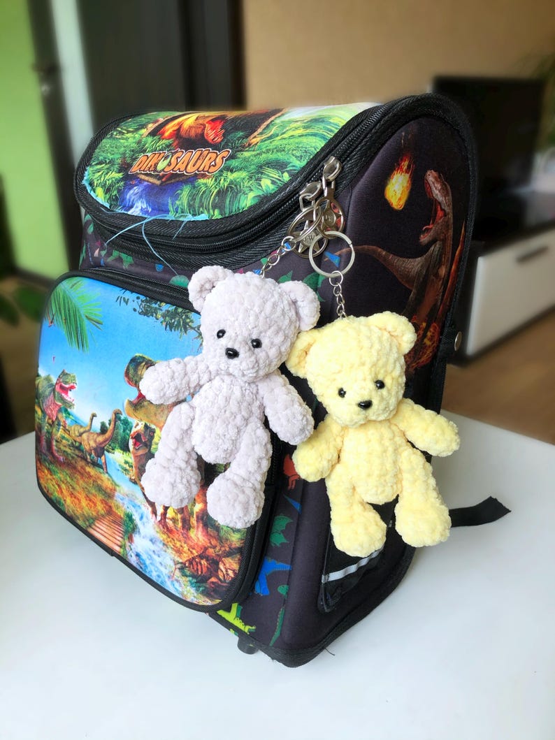 Crochet Pattern Bear Keychain (13 Cm/5 Inches) / Crochet Bear Keychain ...