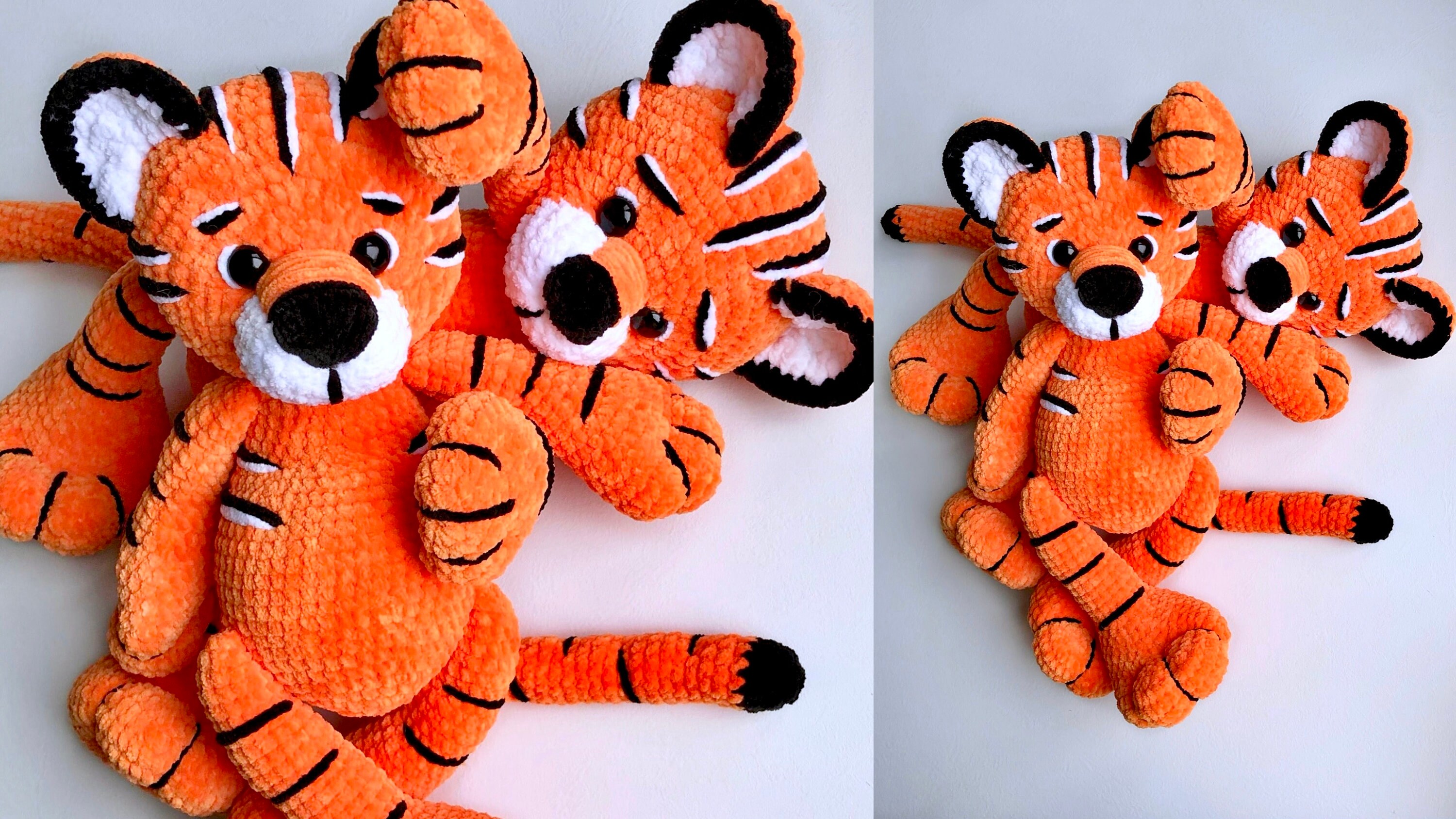 TIGER Big 40cm 15.7'' / Crochet Tiger PATTERN PDF english / Amigurumi ...