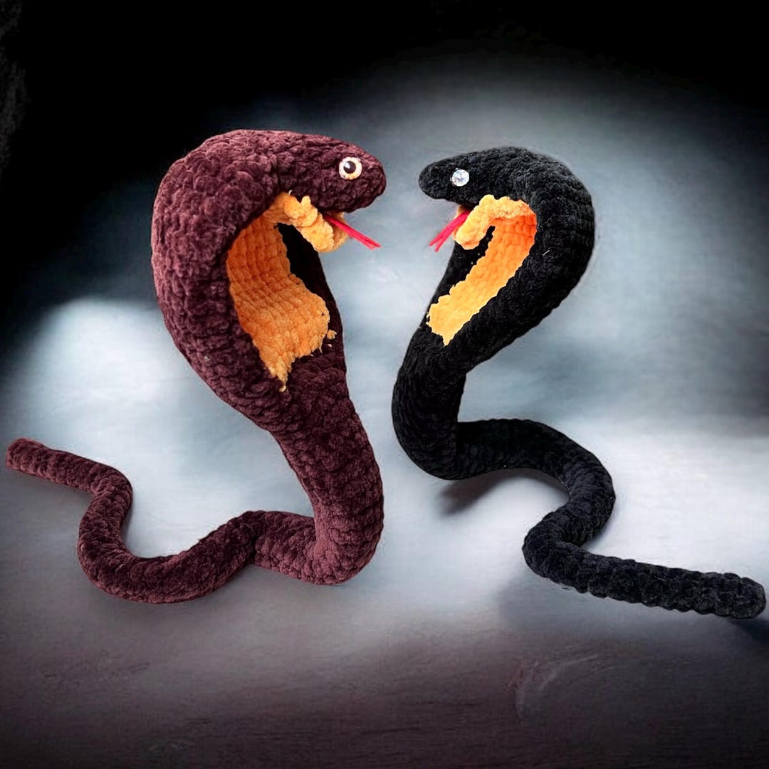 COBRA Crochet 20 Inches / Crochet Cobra PATTERN PDF (english Terms ...