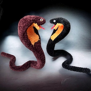 COBRA Crochet 20 Inches / Crochet Cobra PATTERN PDF (english Terms ...