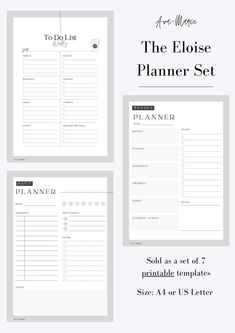 Beautiful Planner Set - Etsy