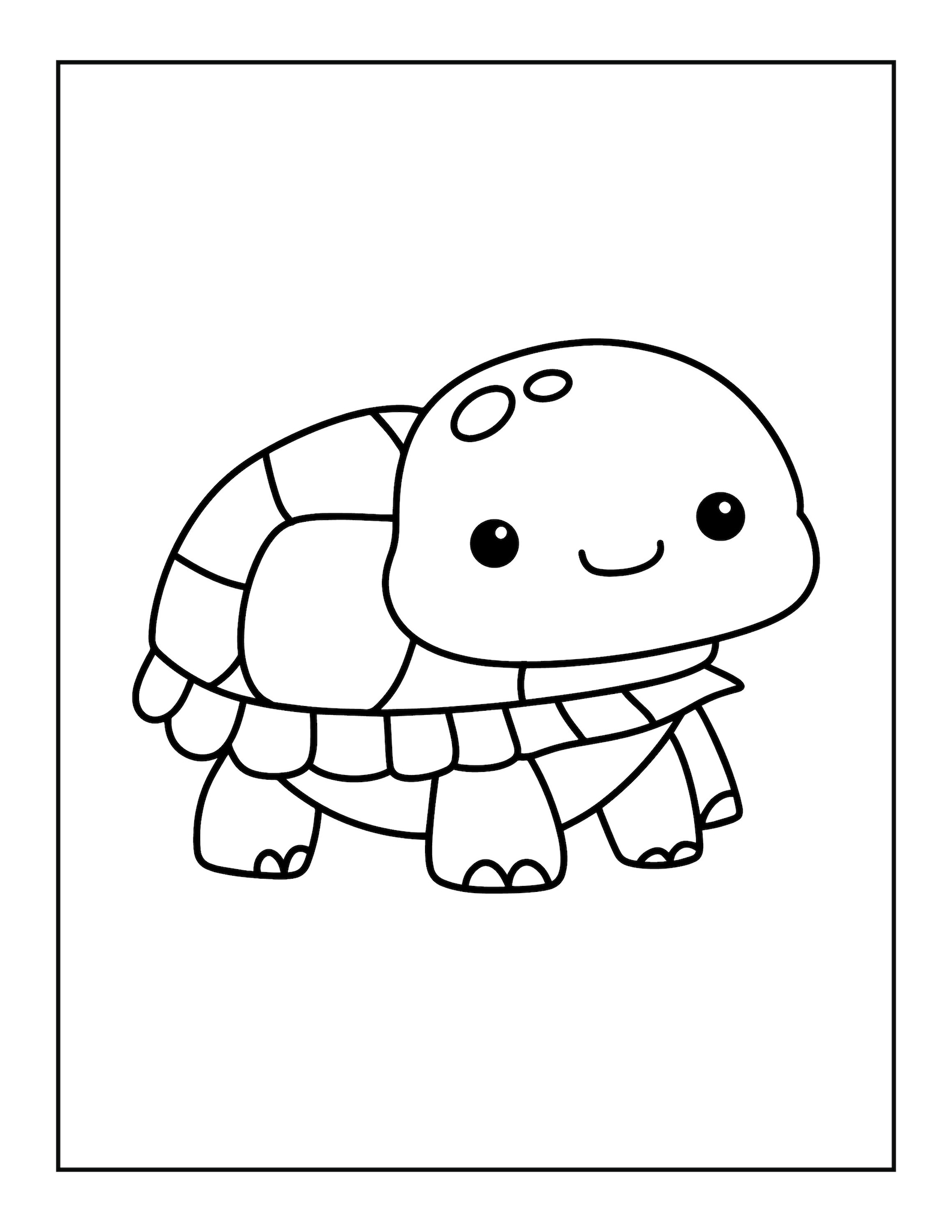 20 Cute Baby Animals Coloring Pages for Kids, Easy Animals Coloring ...
