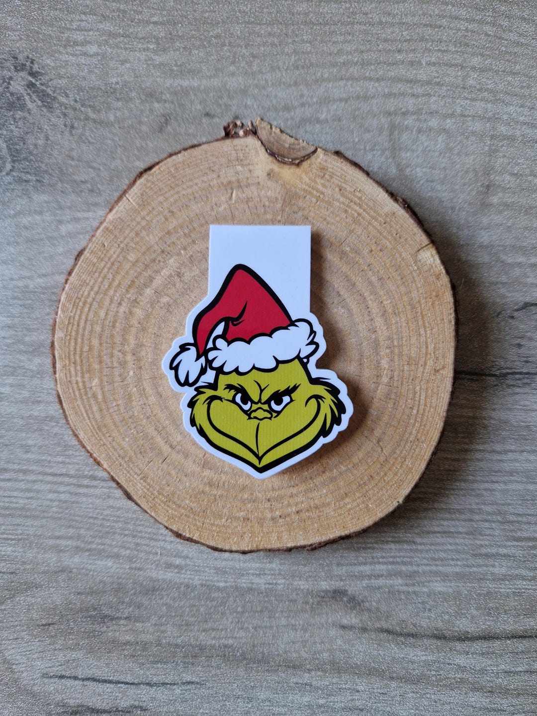 Grinch Magnetic Bookmark, Reading Accessory, Original Bookmark ...