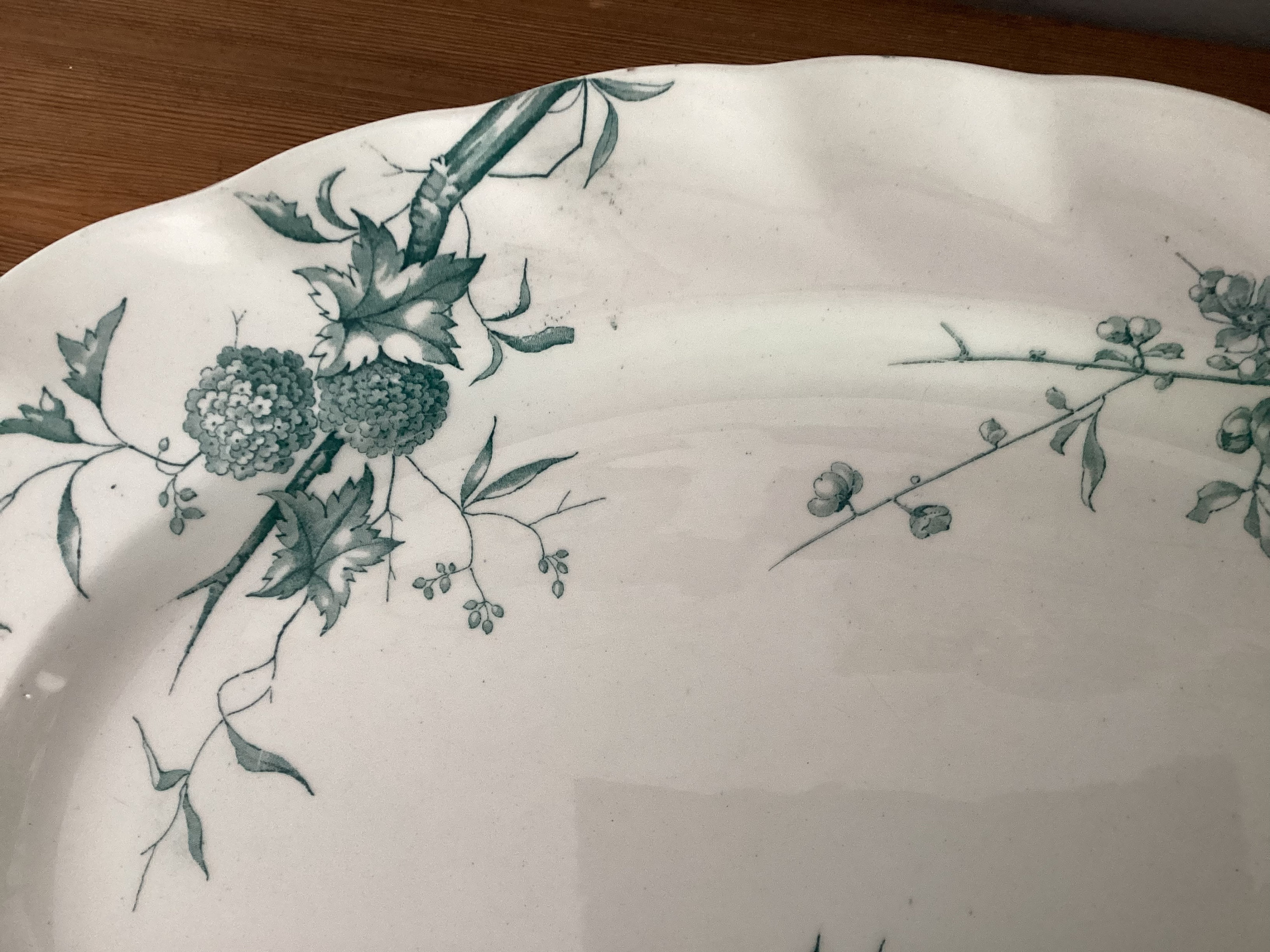 Antique Victorian Doulton Burslem Woodstock Serving Platter 1800s ...