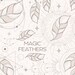 Magic Feathers Clipart. Ready to Print. Phoenix Bird Feather Tattoo ...