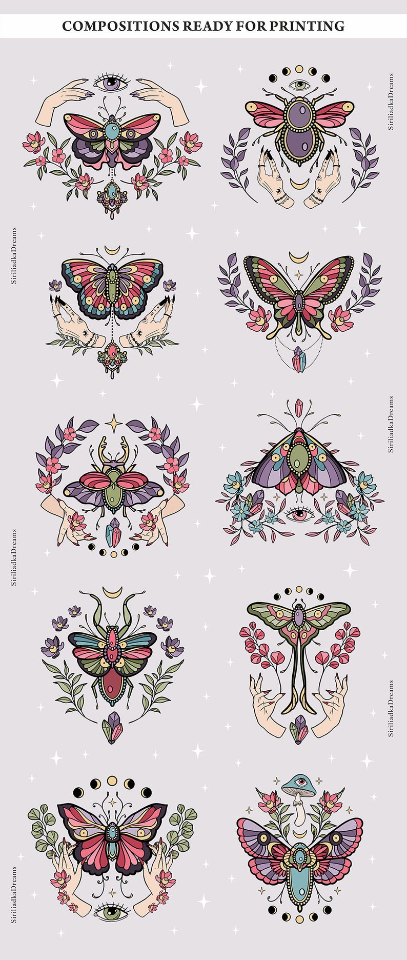 175 Bundle Butterflies and Beetles Svg Format Insects for - Etsy