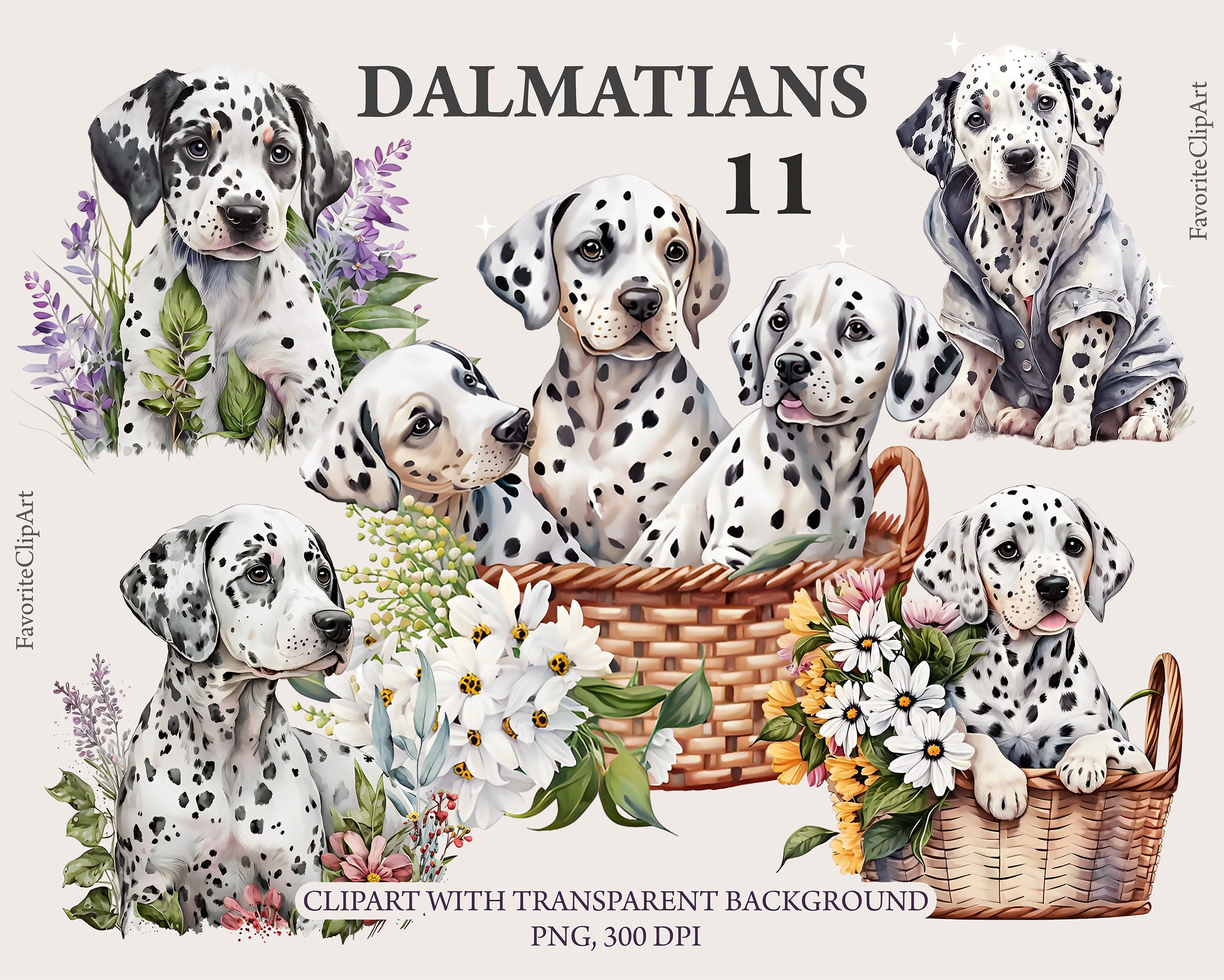 Spotted Dog Clip Art