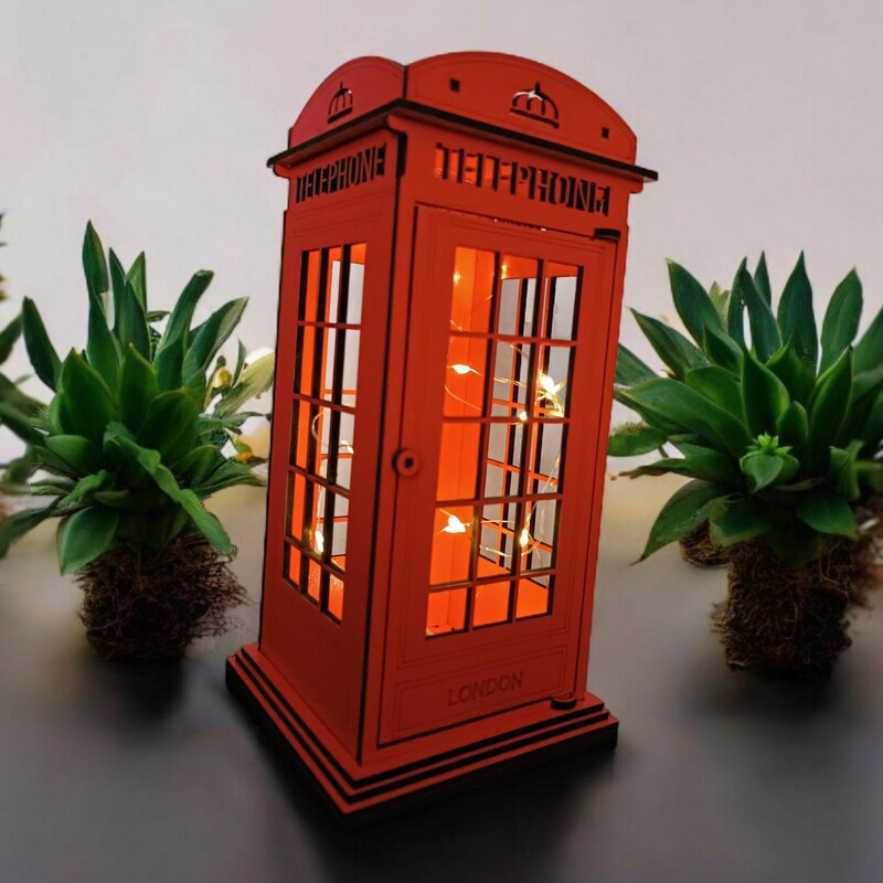 Telephone Box Lamps - Etsy