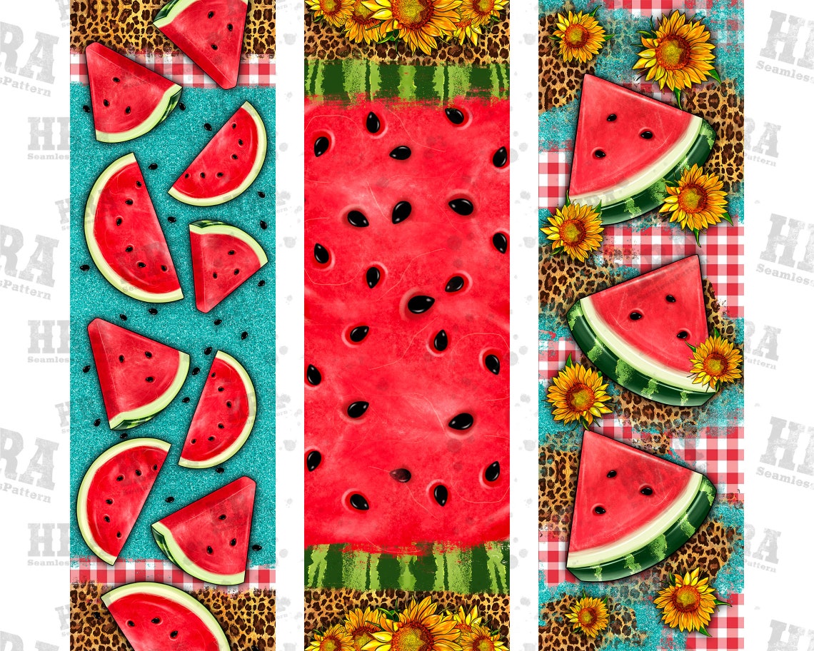 Western Watermelon Pen Wrap Png Watermelon Png Sublimation - Etsy