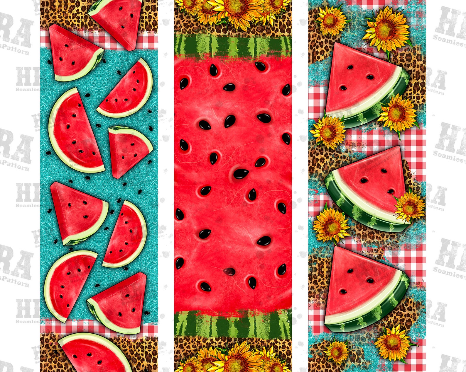 Western Watermelon Pen Wrap Png Watermelon Png Sublimation - Etsy
