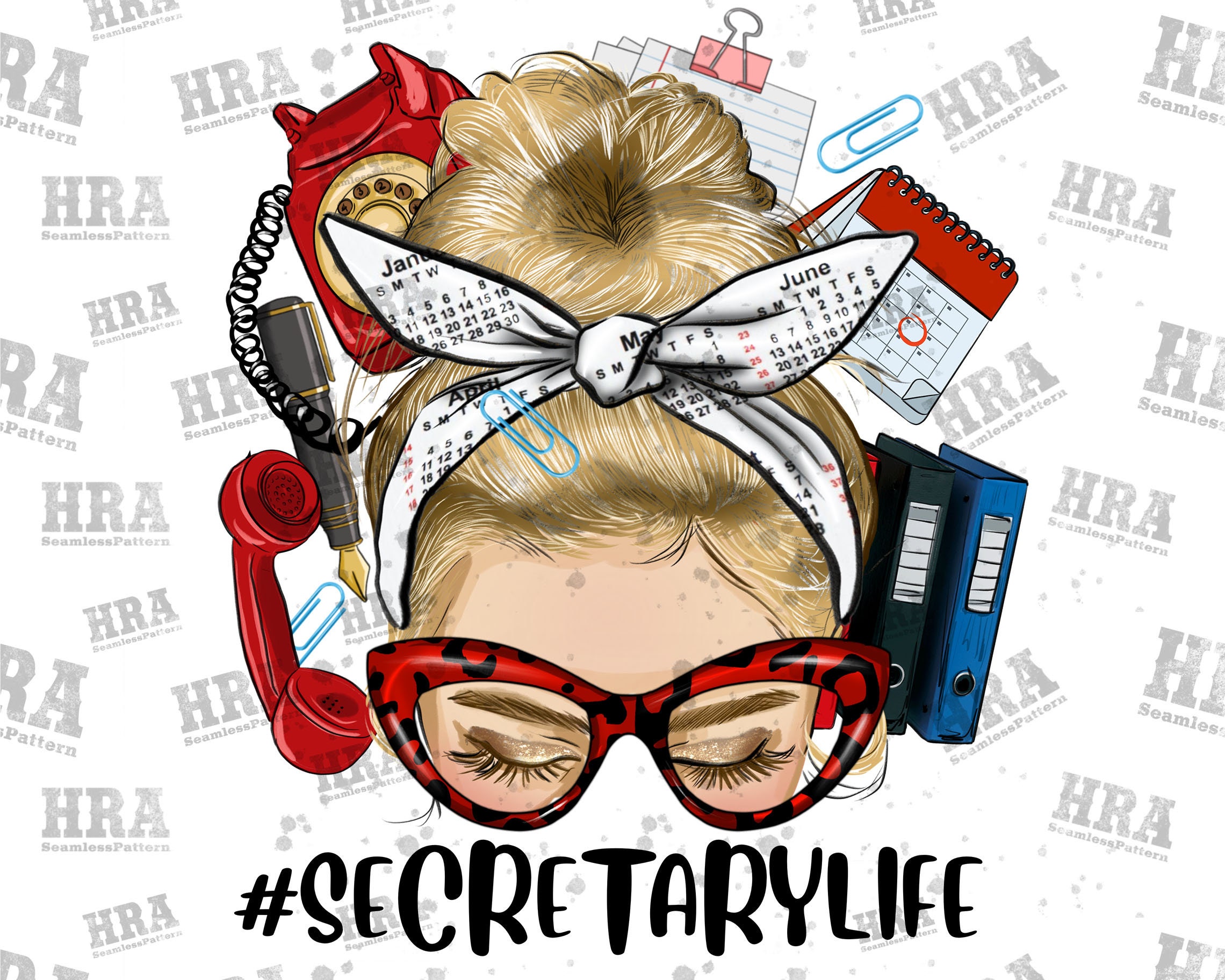 Super Secretary Clipart