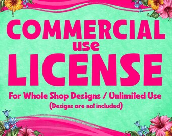 Extended License for Commercial and Personal Use Unlimited - Etsy