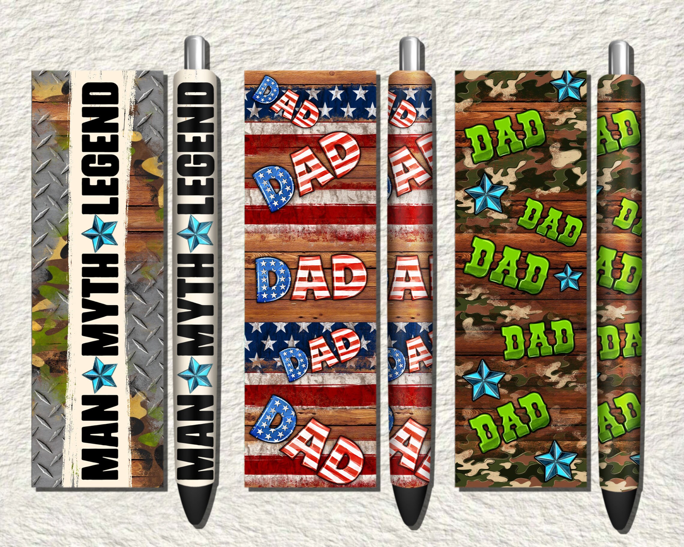 Western Dad Pen Wrap Png Sublimation Design, American Dad Png ...