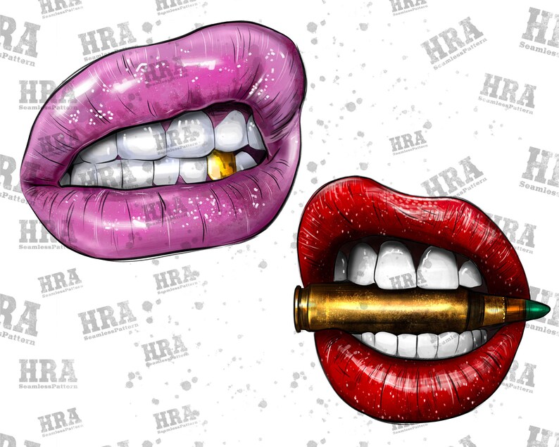 16 Lips Png Sublimation Design Bundle, Lips Bundle Png, Hand Drawn Lips ...