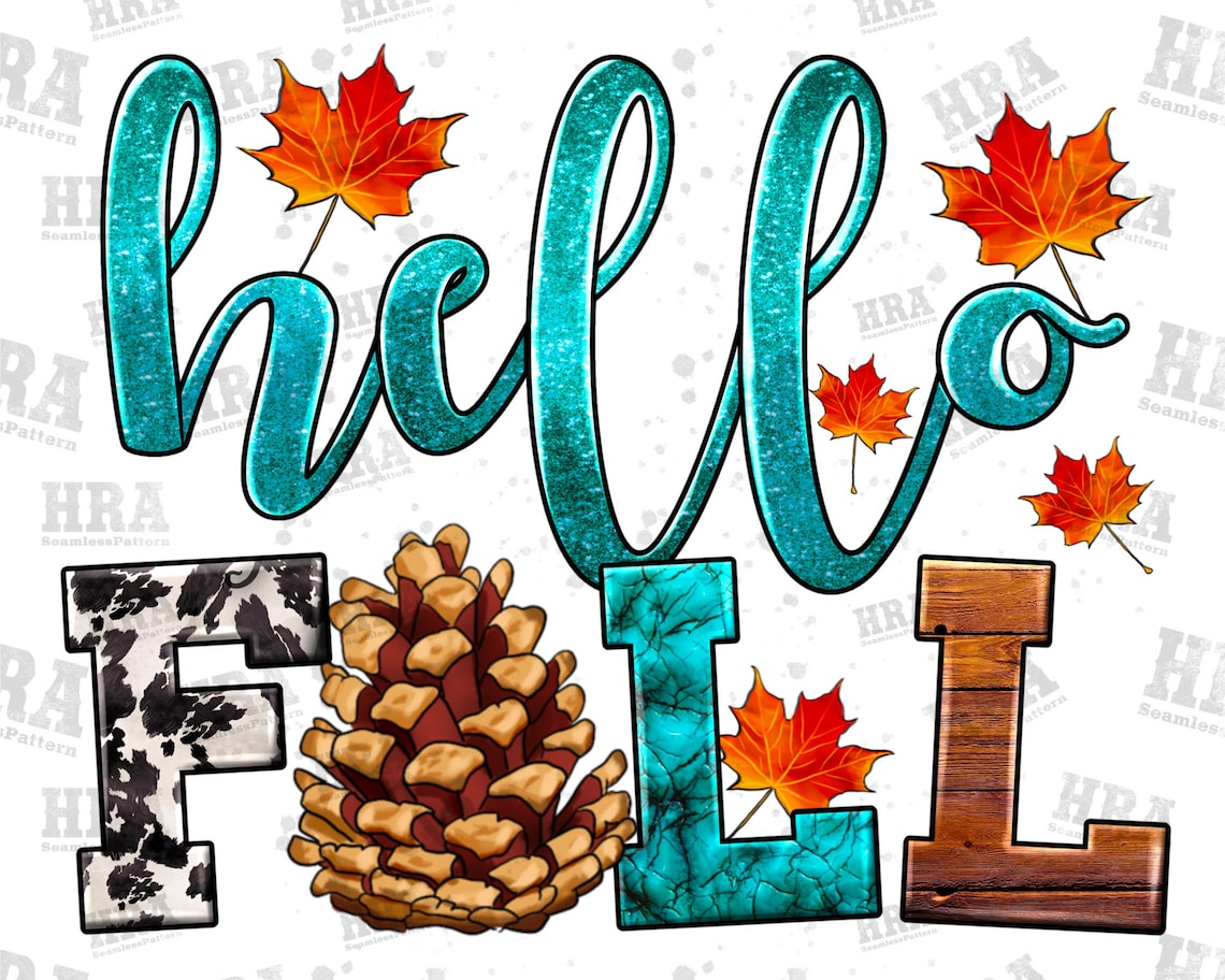 Hello Fall Pumpkin Png Sublimation Design Welcome Fall Png - Etsy