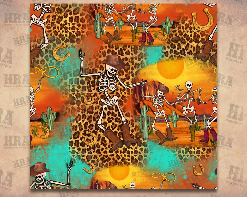 Rodeo Seamless Pattern Png Sublimation Design Bundle Western - Etsy