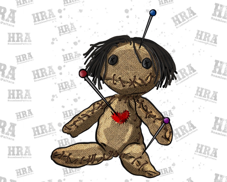 Voodoo Doll Png Sublimation Design Halloween Voodoo Doll Png - Etsy